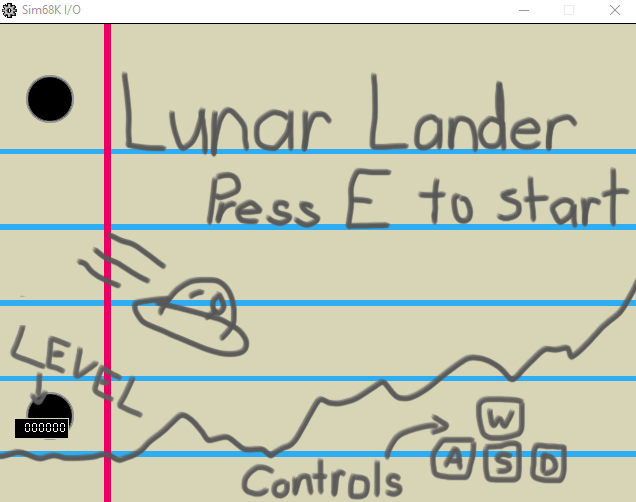 Lunar Lander – Keira Taylor – Game Development